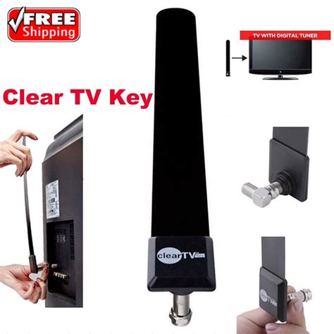 Mini Clear TV Key HDTV 100+ FREE HD TV Digital Indoor Antenna 1080p ...