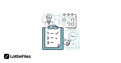 Meer Azzum의 무료 Task Completion Icon Lottie Animation 애니메이션 로티파일