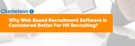 why web based recruitment software is considered better for hr