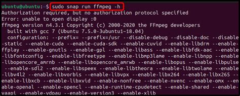 How To Install FFmpeg On Ubuntu Linux Genie