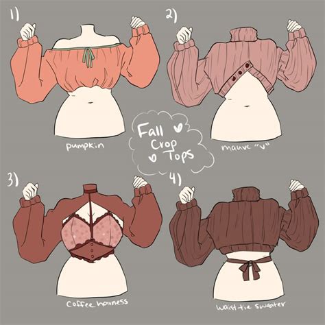 Fall Crop Top Designs Clothing Design Sketches Dress Design Sketches
