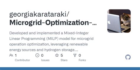 Microgrid Optimization Model With Hydrogen Storagegrid Connectedpy At Main · Georgiakarataraki