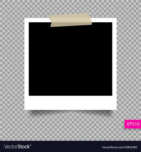 Polaroid Photo Frame Template