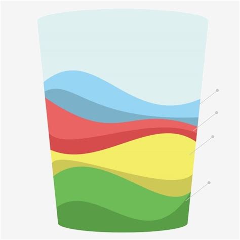 Bucket Chart Clipart Vector Color Bucket Ppt Chart Color Chart Ppt