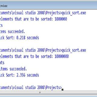 Running The Parallel Quick Sort Program Download High Resolution Scientific Diagram