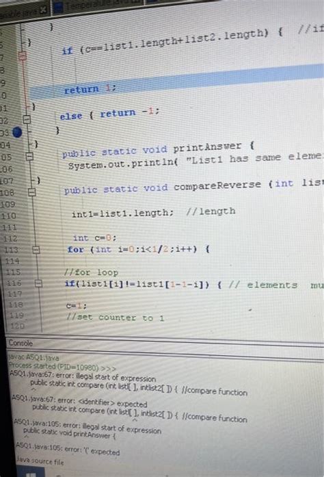 Solved Else L Return 1 Pualic Statie Void Print Inswer F
