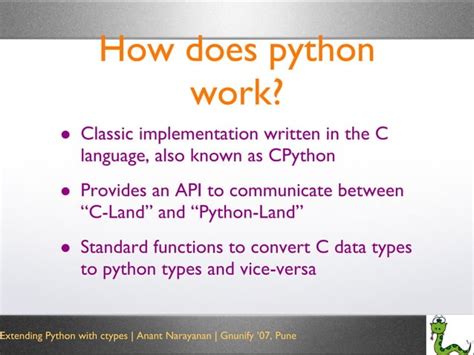 C Types Extending Python PPT