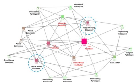 Network Visualization Of The Learner Roles Download Scientific Diagram