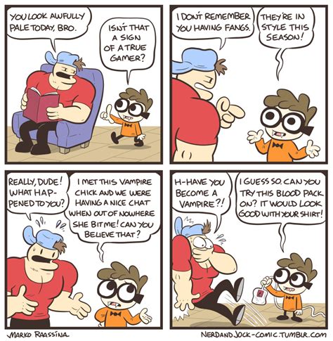 「halloween Themed Nerd And Jock Comics From Last Year 1 2 」marko