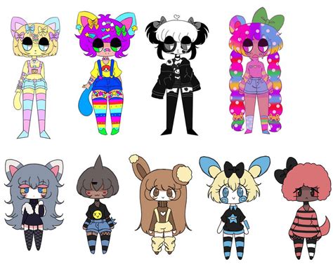 Closed 2 5 Adopts By Strawbeerrycake On Deviantart