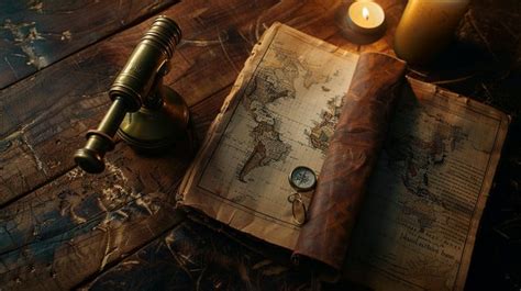 Free Vintage Explorer Setup Image Vintage Map Candle Download At