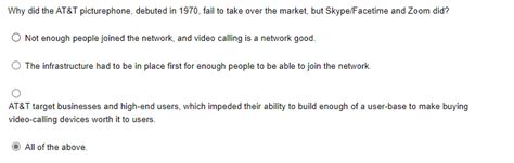 Solved The Value Of A Network Grows In Proportion To The