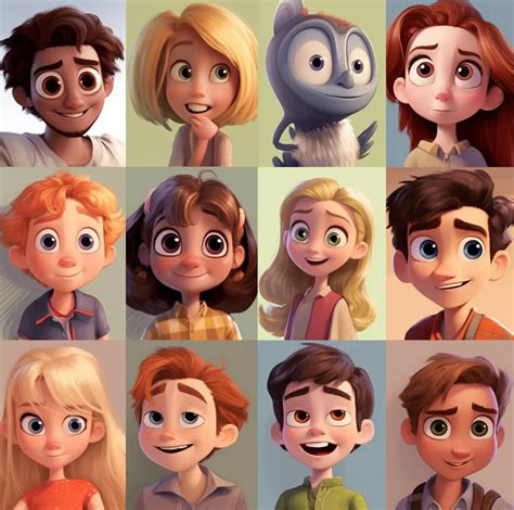 디즈니 스타일 캐릭터 오픈프롬프트 Openprompt