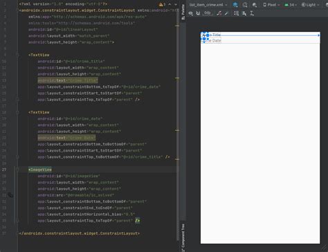 Android Constraintlayout Not Placing The Views Everything Is Stacked
