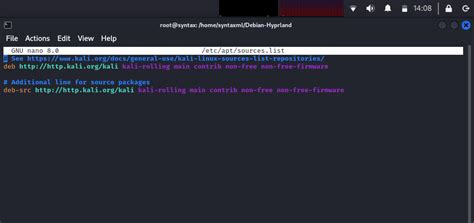 Kali Linux Hyprland Permision Error R Hyprland