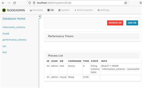 Удаление БД в Node Mysql Admin Трепачёв Дмитрий Удаление БД в Node Mysql Admin Трепачёв Дмитрий