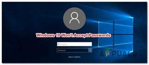 How To Fix Windows 10 Not Accepting Password