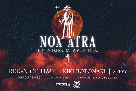 Nox Atra By Nigrum Avis Ofc Thessaloniki City Guide