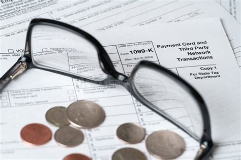 Form K Payment Card And Third Party Network Transactions IRS Tax Document Close Up