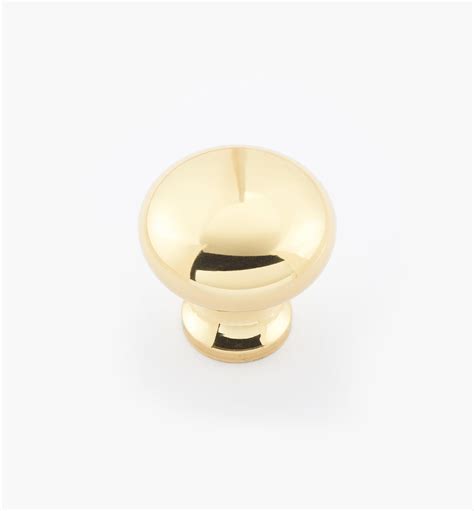 Round Brass Plain Knobs Lee Valley Tools Round Brass Plain Knobs Lee Valley Tools
