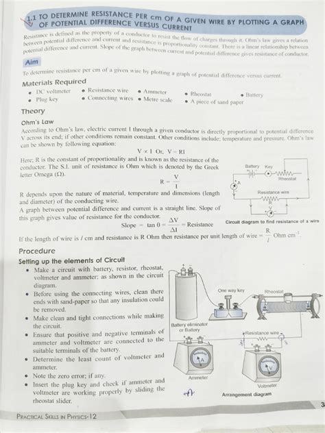 Experiment No 1 Class 12 Pdf
