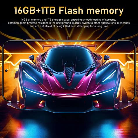 Новый смартфон Poca X6 Pro, телефон, телефон с экраном 7,3 дюйма HD ...
