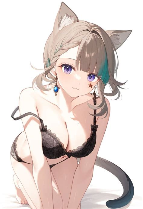 Rule 34 1girls 3 Adorable Ai Generated All Fours Bra Breasts Cat Ears Cat Tail Catgirl