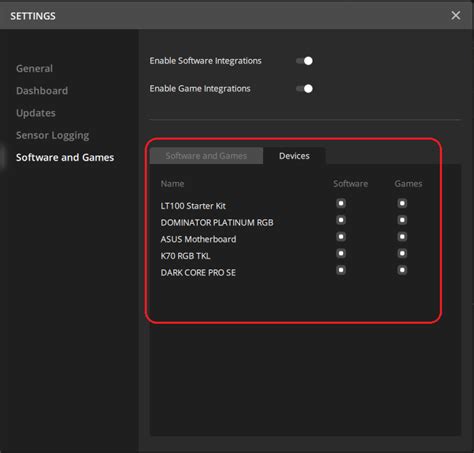 How To Set Up Software And Game Integrations In ICUE Corsair