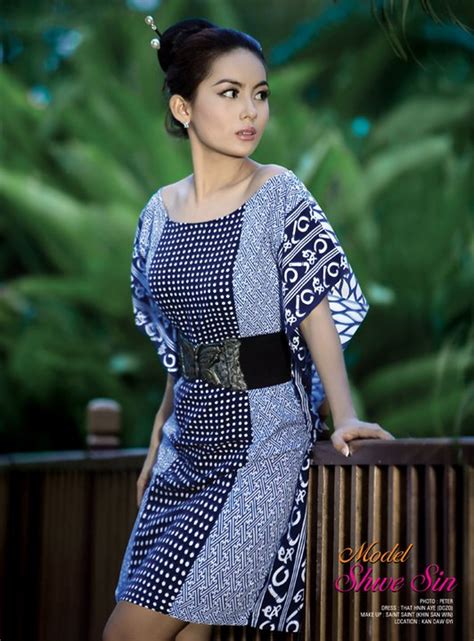 Myanmar Super Model Shwe Sin S Beautiful Outdoor Fashion Photos