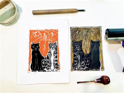 Linoleum Puzzle Block Printmaking Class Erika Busse Skillshare Linoleum Puzzle Block Printmaking Class Erika Busse Skillshare