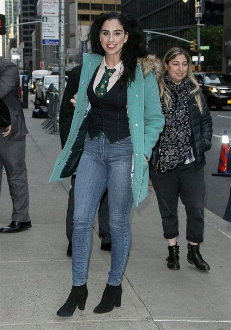 Sarah Silverman Arrives At Late Show With Stephen Colbert In New York Hawtcelebs