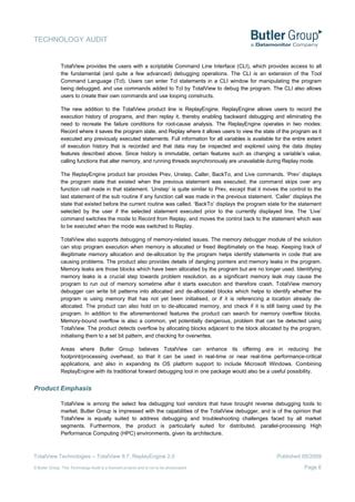 TotalView ReplayEngine Tech Audit PDF