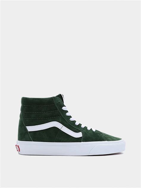 Кеды высокие Vans Pig Suede Sk8-Hi VN0007NSBXU1, цвет: Зелёный - купить ...