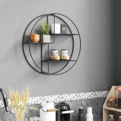 Songmics Industrial Metal Wall Shelf