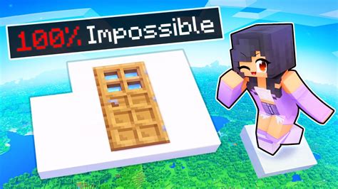 Aphmaus 100 Impossible Minecraft Base Youtube