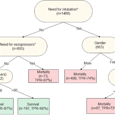 Decision Tree Dt Algorithm For Predictors Of Mortality Download