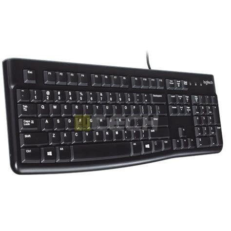 Logitech K120 Corded Keyboard Usb Black Eg Tech
