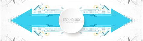 Abstract Technology Circuit Board Communication Concept Arrow Theme