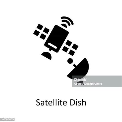 위성 접시 벡터 솔리드 아이콘 디자인 그림입니다 흰색 배경에 공백 기호 Eps 10 파일 0명에 대한 스톡 벡터 아트 및 기타 이미지 0명 과학 그릇 Istock