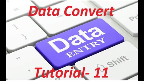 Data Convert Full Bangla Tutorial Data Entry Lesson 11 Youtube