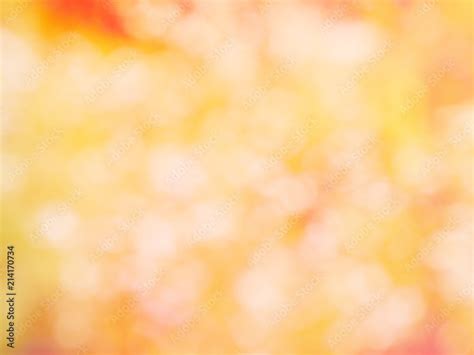 노랑과 주황색 배경의 보케 일러스트 Stock Illustration Adobe Stock