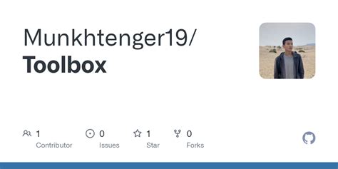Github Munkhtenger Toolbox