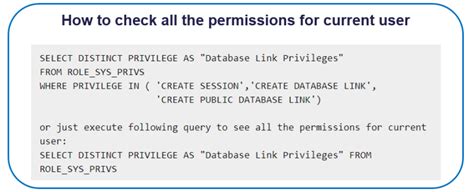 Necessary Privileges For Creating Database Links Data Science Duniya