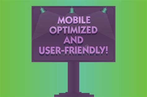 Word Writing Text Mobile Optimized And User Friendly Business Concept