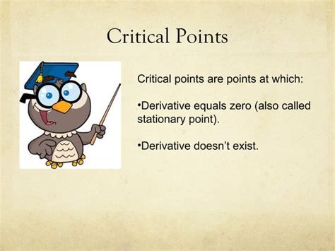 5 2 First And Second Derivative Test Ppt