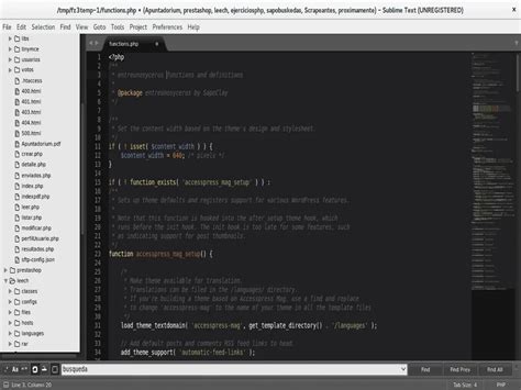 Archivo Functions Php Para Colocar Tus Funciones De WP