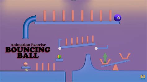Bouncing Ball Animation Principle Squash And Stretch Youtube