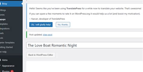 Pop Up Not Showing On Display Conditions Brizy Help Center