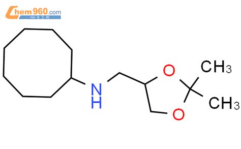 127403 62 713 Dioxolane 4 Methanamine N Cyclooctyl 22 Dimethyl 化学式