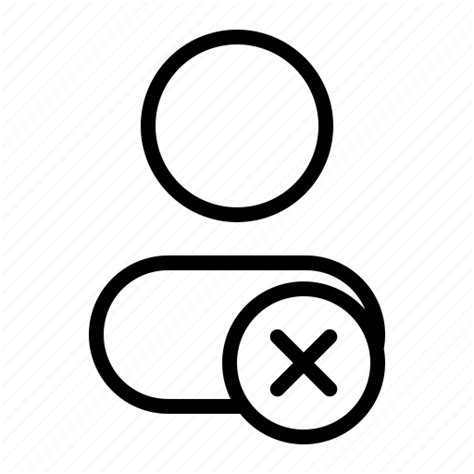 Profile Remove Icon Download On Iconfinder On Iconfinder